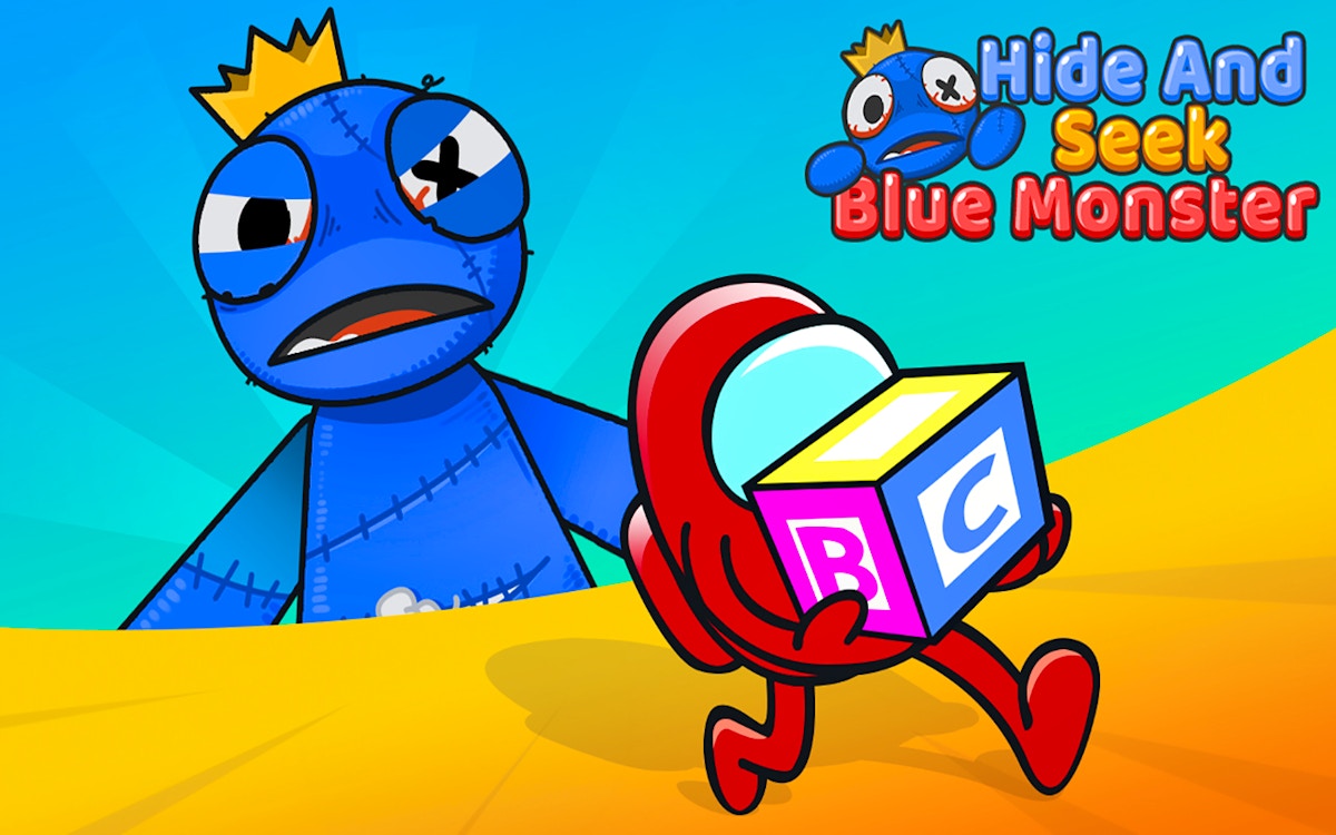 Hide And Seek Blue Monster 🕹️ Play Now on GamePix