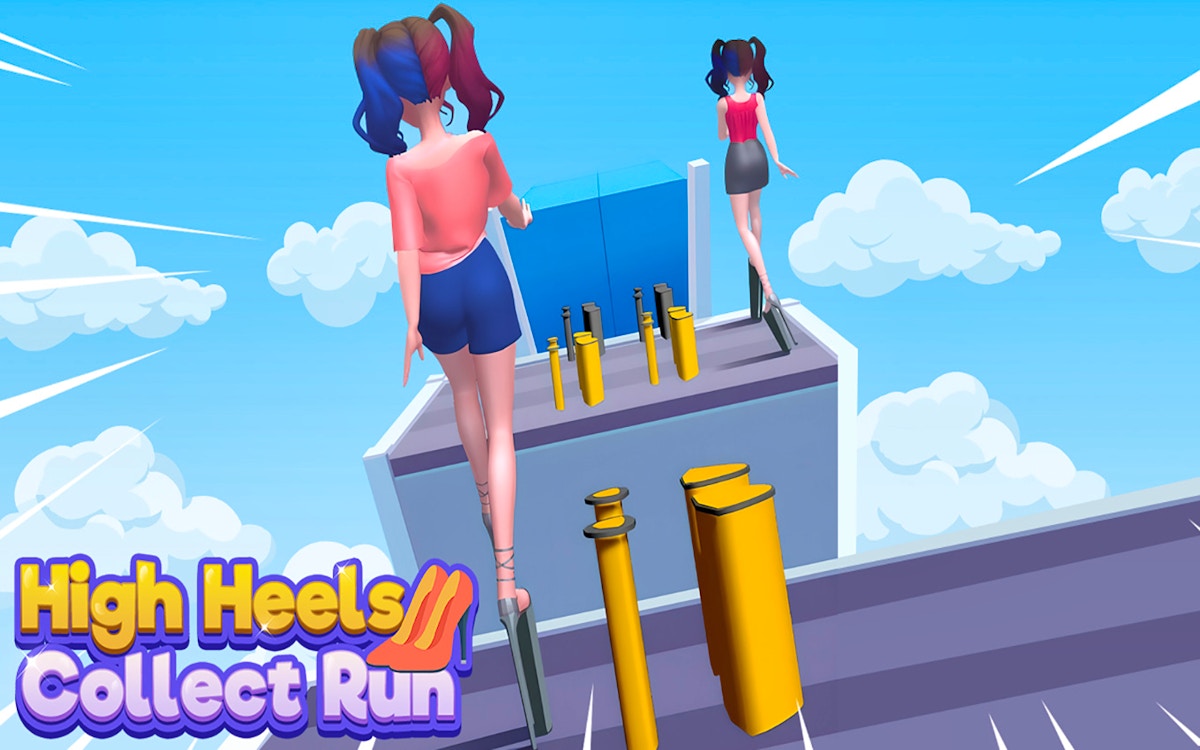 High Heels Collect Run 🕹️ Play Now on GamePix