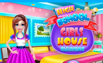 Highschool Girls House Cleaning 🕹️ Play Now on GamePix