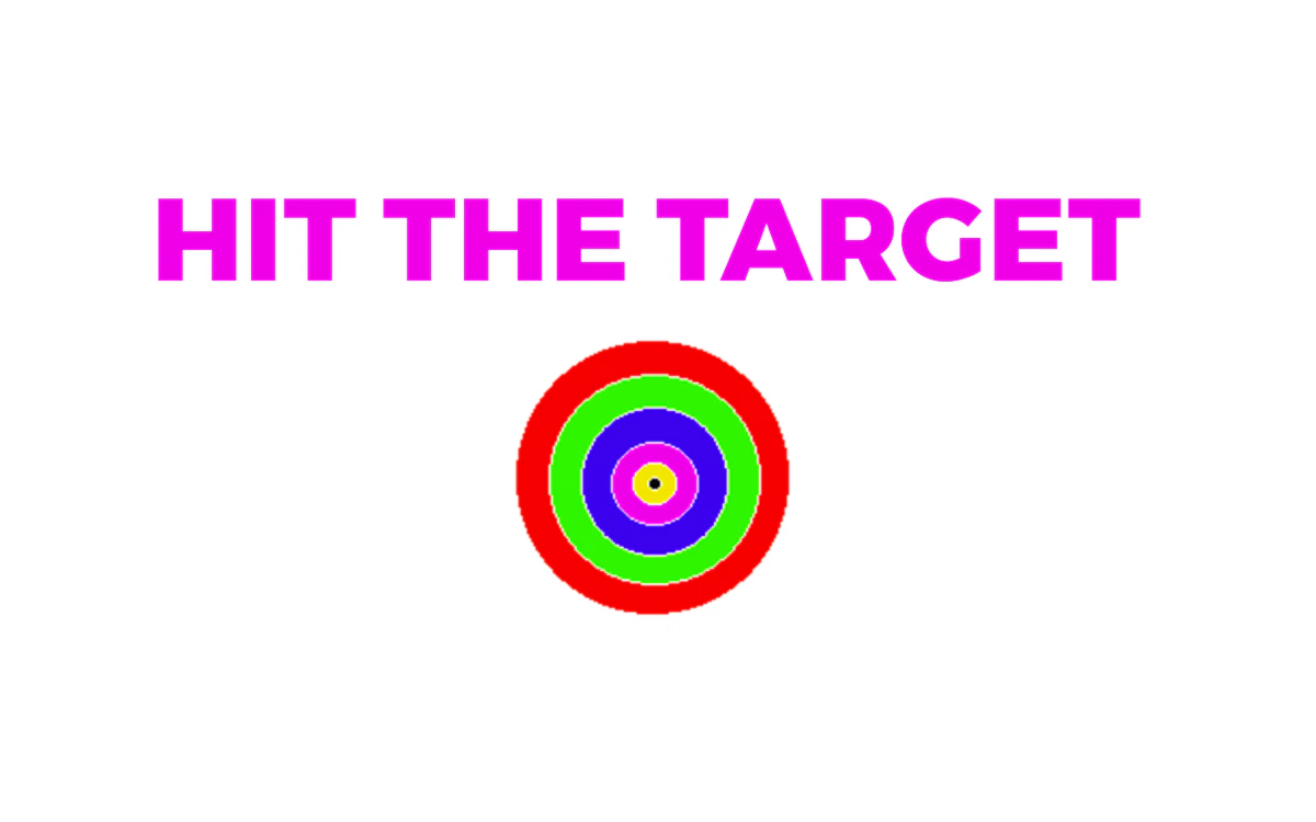 Hit The Target! 🕹️ Play Now on GamePix