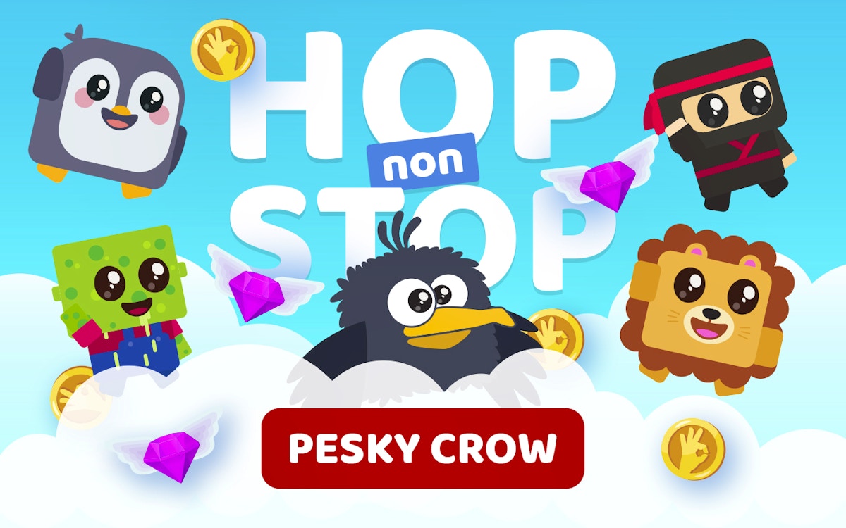 Hop Non Stop - Pesky Crow 🕹️ Play Now on GamePix