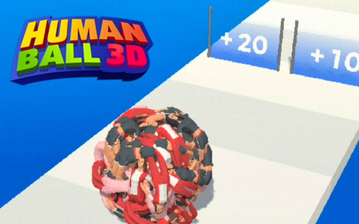 Human Ball 3d 🕹️ Play Now on GamePix