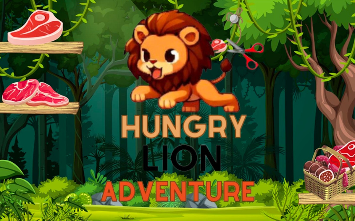 Hungry Lion Adventure 🕹️ Play Now on GamePix