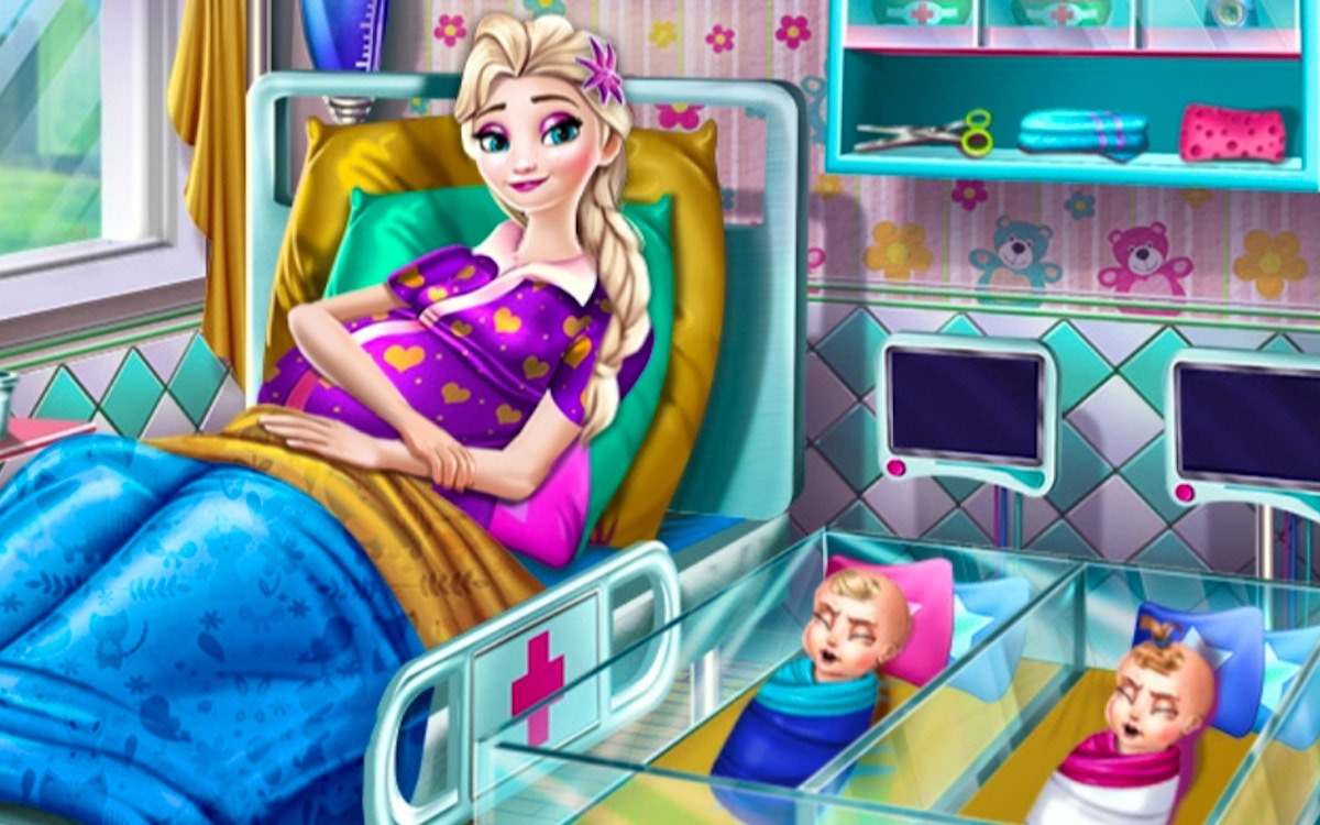 Ice Queen Twins Birth 🕹️ Play Now on GamePix
