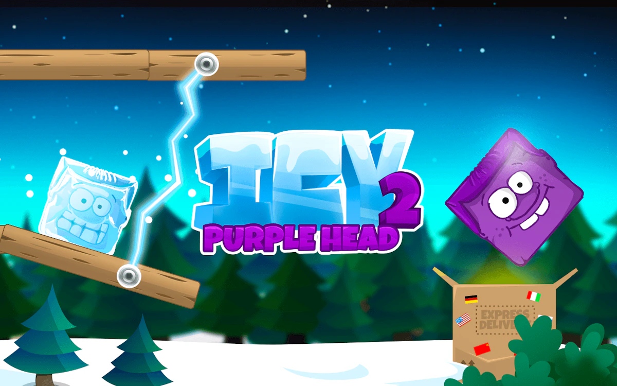 Icy Purple Head 2 🕹️ Play Now on GamePix