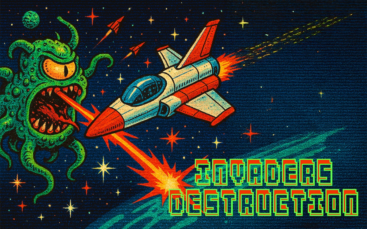 Invaders Destruction 🕹️ Jetzt spielen auf GamePix