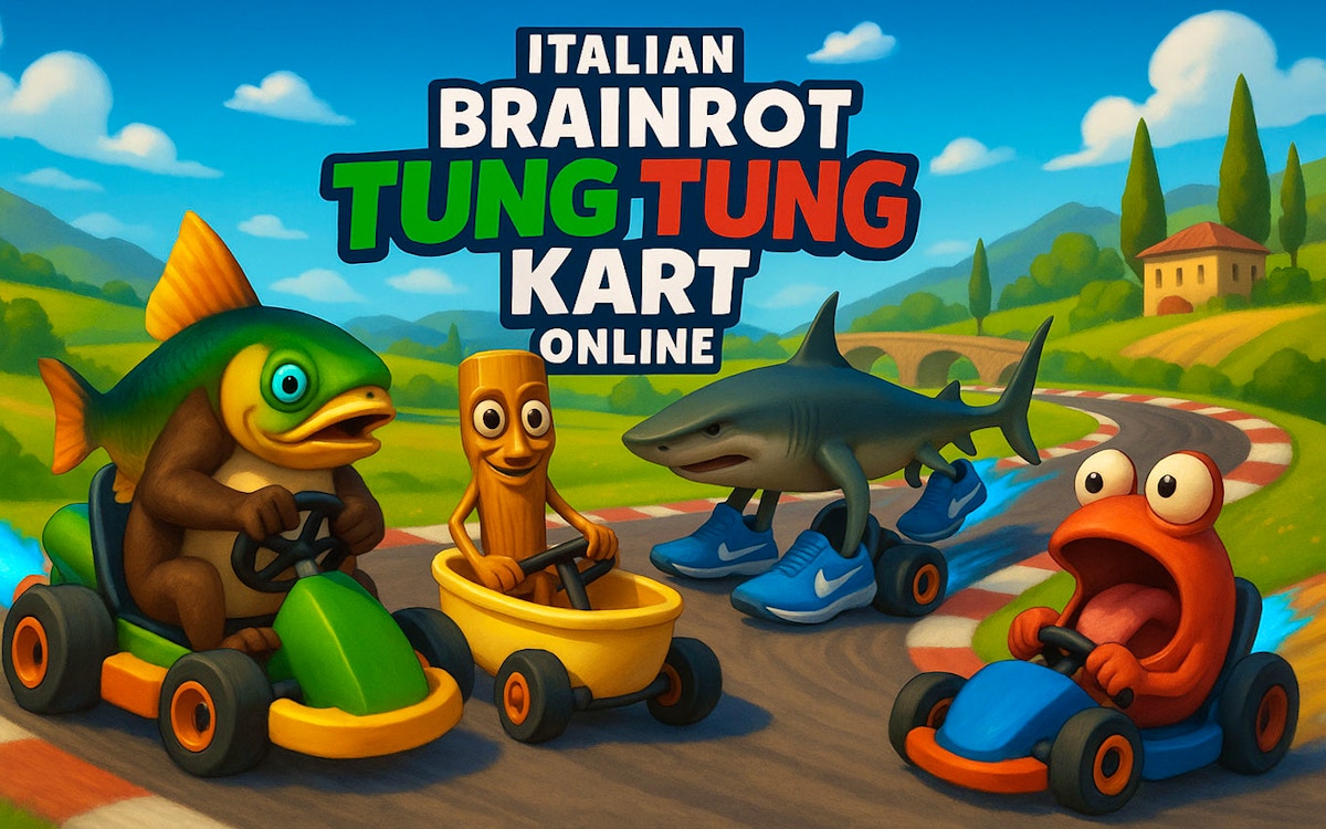 Italian Brainrot Tung Tung Kart Online 🕹️ Play Now on GamePix