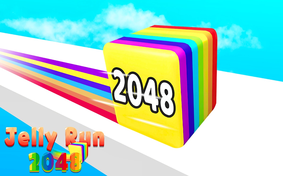 Jelly Run In 2048 🕹️ Play Now on GamePix