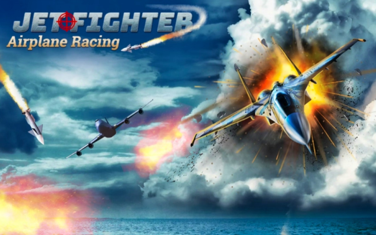Jet Fighter Airplane Racing 🕹️ Play Now on GamePix