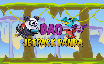 Jetpack Panda Bao 🕹️ Play Now on GamePix