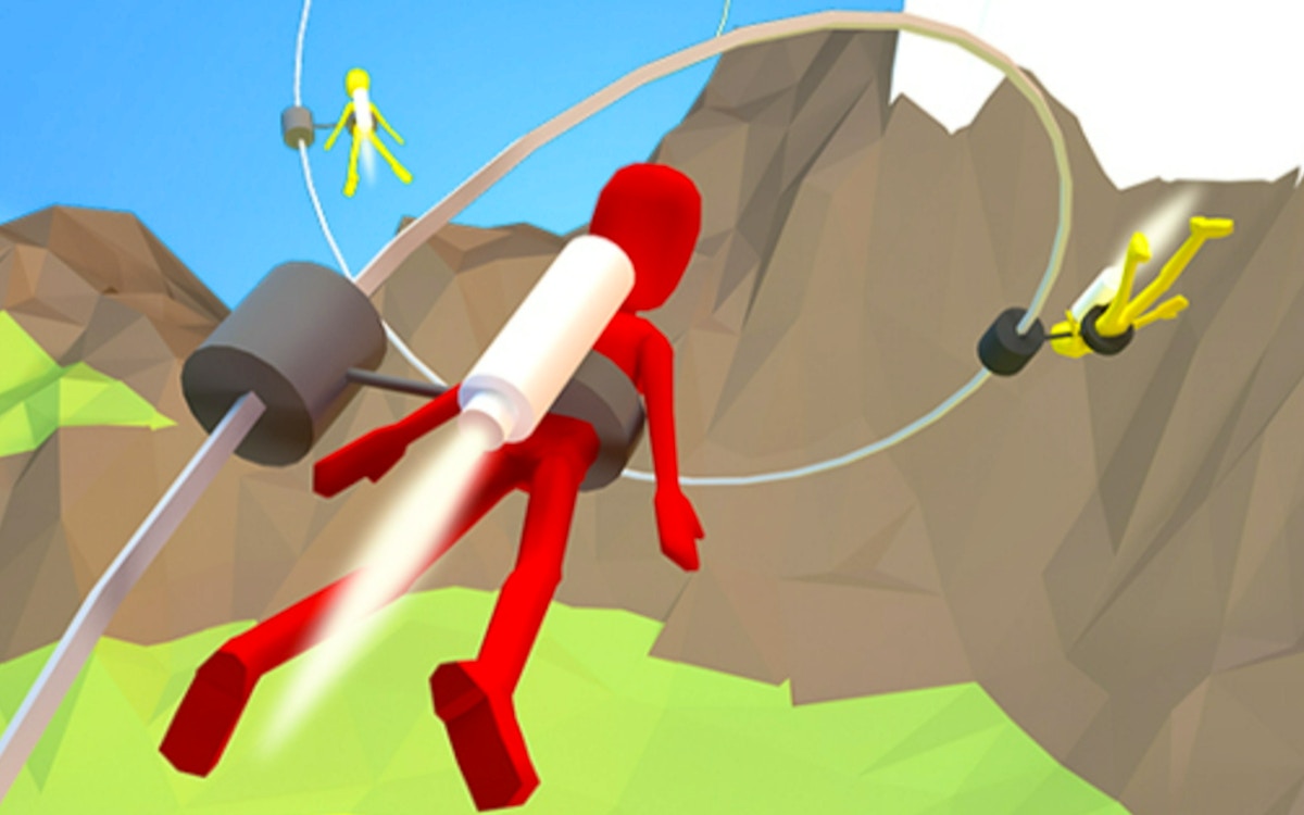 Jetpack Race Run 🕹️ Play Now on GamePix