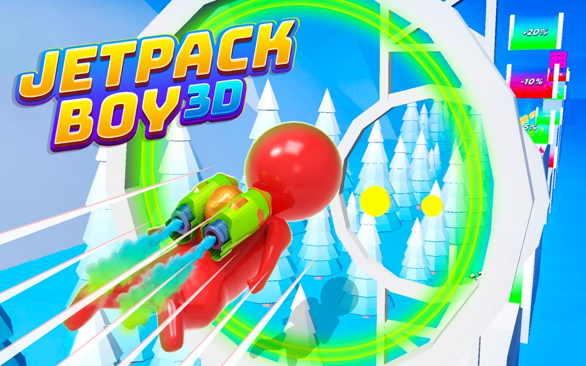 Jetpackboy 3d 🕹️ Play Now on GamePix