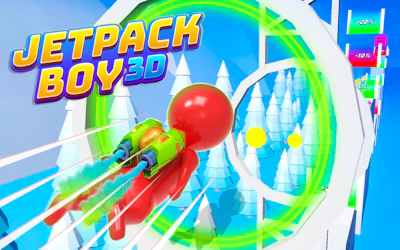 Jetpackboy 3d 🕹️ Play Now on GamePix