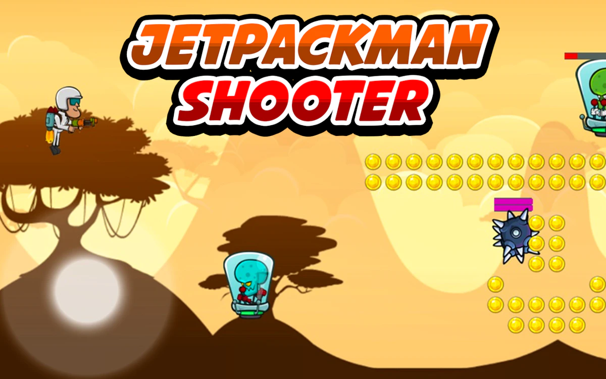Jetpackman Shooter 🕹️ Play Now on GamePix
