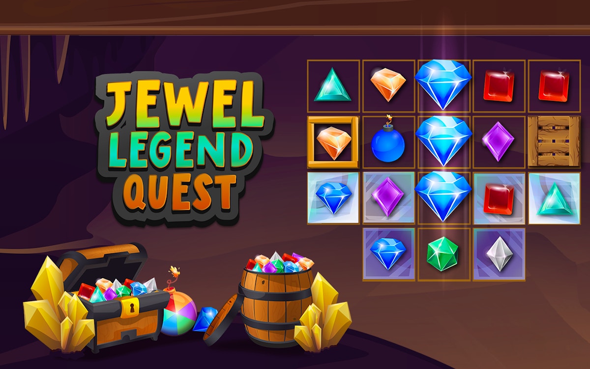 Jewel Legend Quest 🕹️ Play Now on GamePix