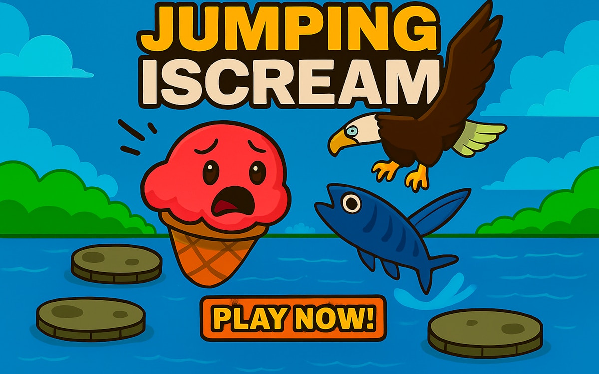 Jumping Iscream 🕹️ Speel nu op GamePix