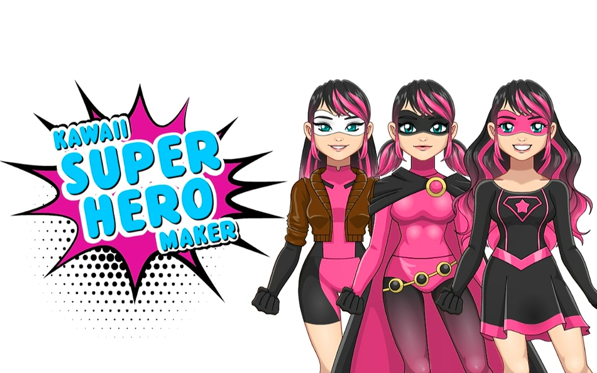Kawaii Superhero Maker 🕹️ Play Now on GamePix