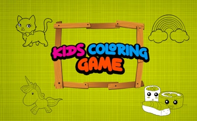Kids Coloring Game 🕹️ Play Now on GamePix