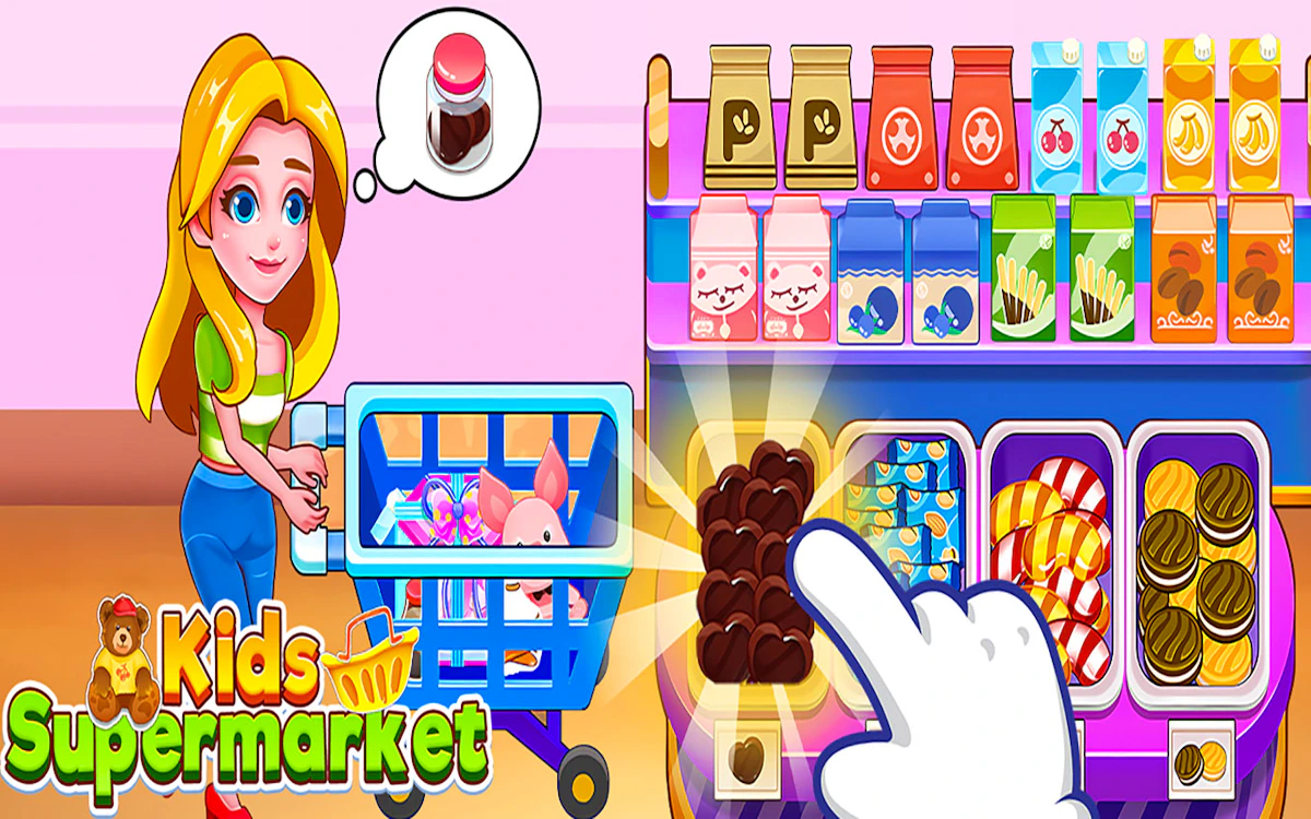 Kids Supermarket 🕹️ Play Now on GamePix