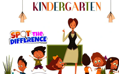 Kindergarten Spot The Difference 🕹️ Play Now on GamePix