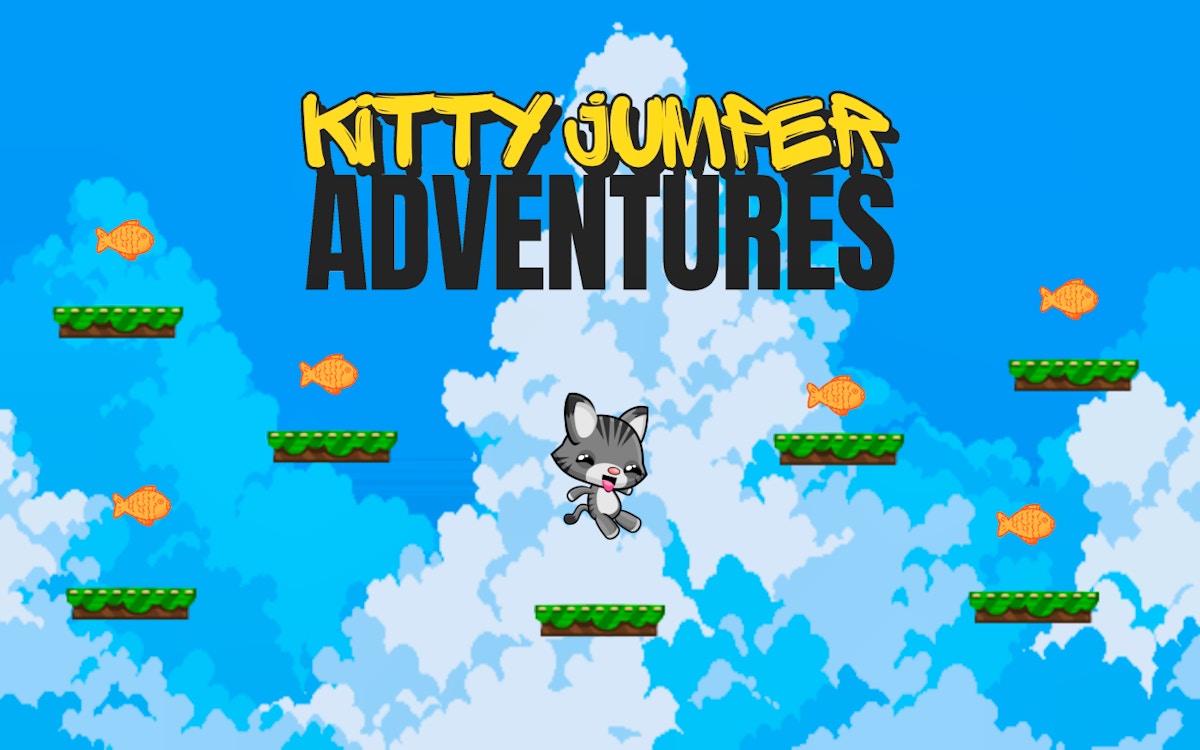 Kitty Jumper Adventures 🕹️ Play Now on GamePix