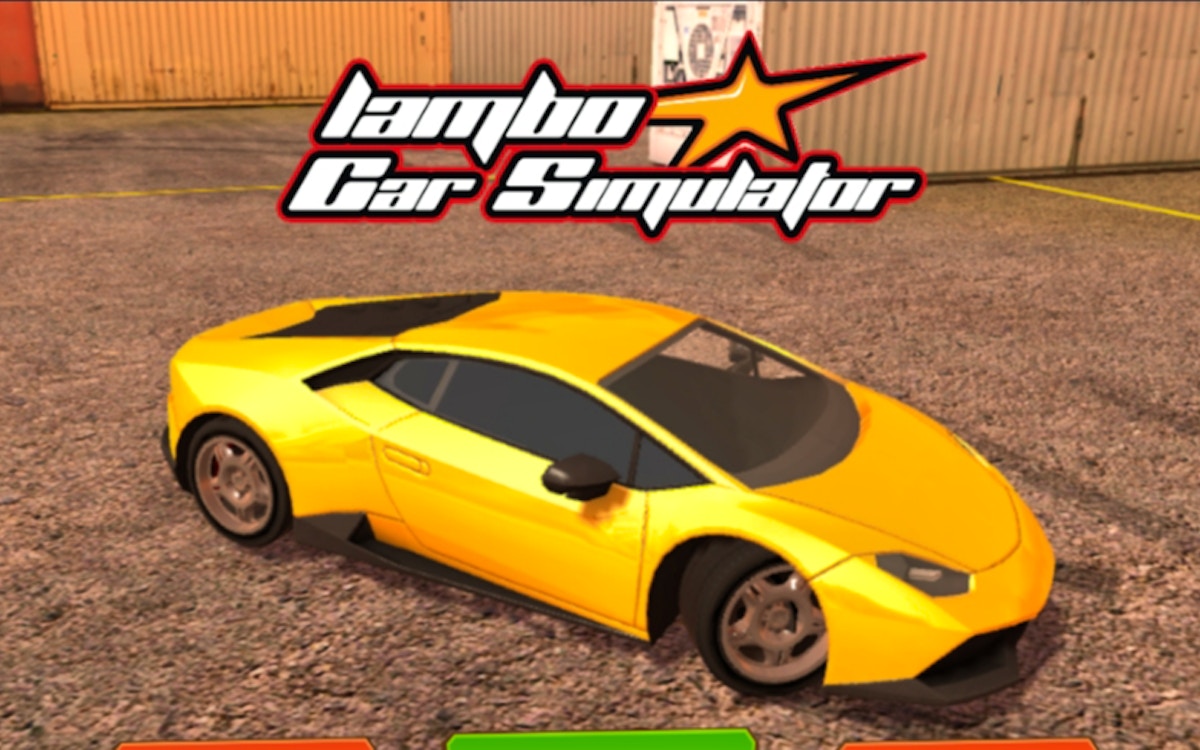 Lambo Car Simulator 🕹️ Play Now on GamePix