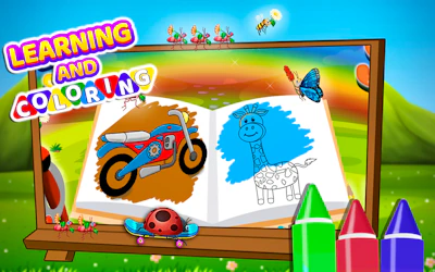 Learning And Coloring For Kids 🕹️ Play Now on GamePix