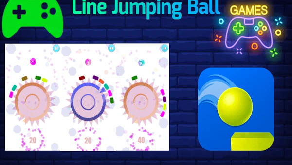 Line Jumping Ball 🕹️ Play Now on GamePix