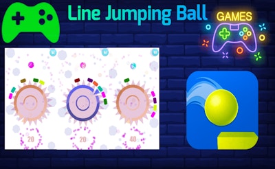 Line Jumping Ball 🕹️ Play Now on GamePix