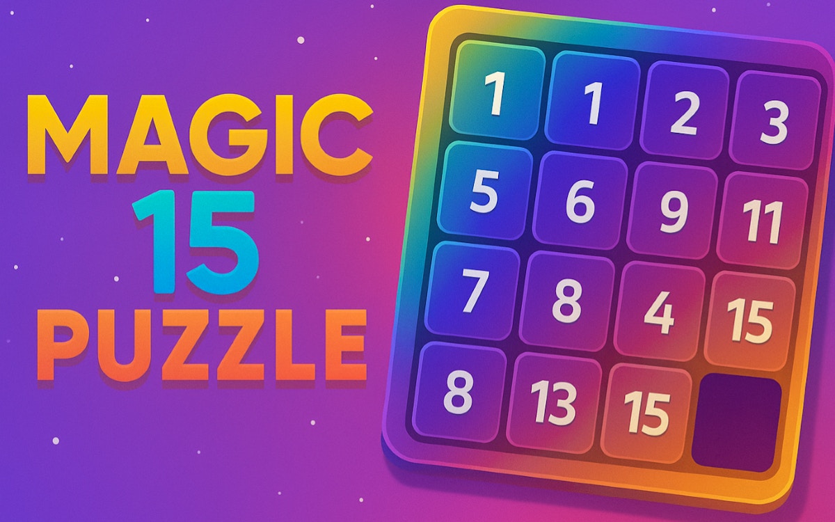 Magic 15 Puzzle 🕹️ Zagraj teraz na GamePix