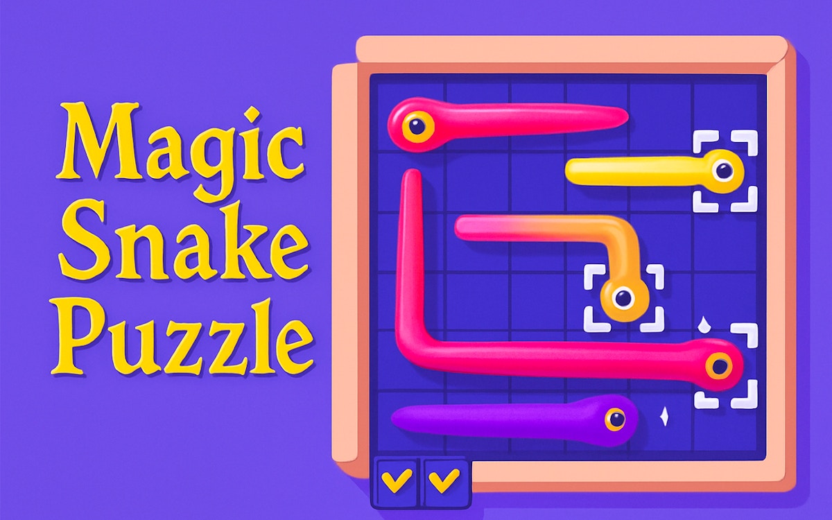 Magic Snake Puzzle 🕹️ Play Now on GamePix