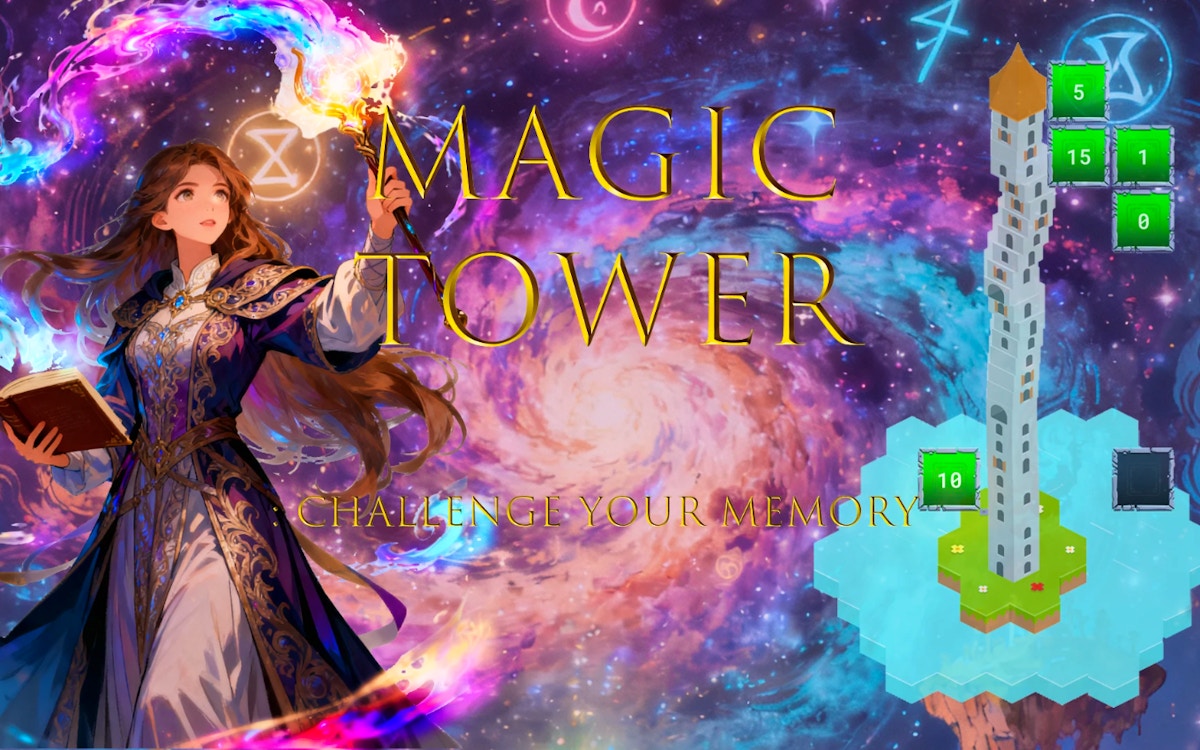 Magic Tower Challenge Your Memory 🕹️ Play Now on GamePix