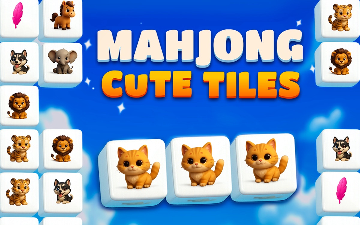 Mahjong Cute Tiles 🕹 Gioca Ora su GamePix