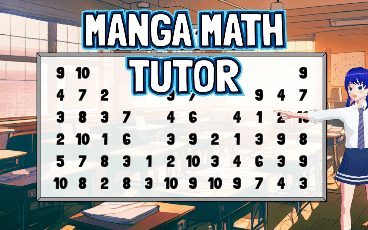 Manga Math Tutor 🕹️ Play Now on GamePix