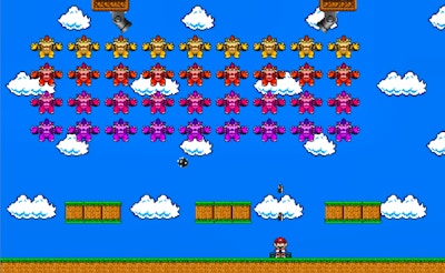 Mario Invaders 🕹️ Play Now on GamePix