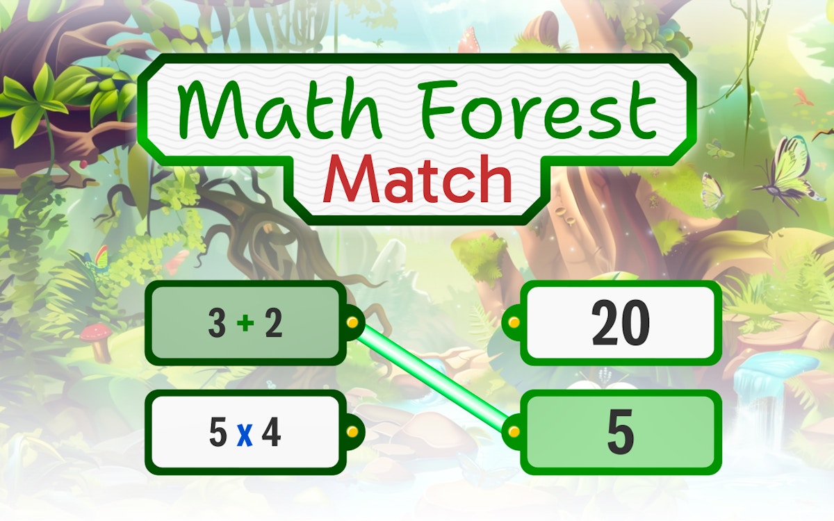Math Forest Match 🕹️ Joue Maintenant sur GamePix