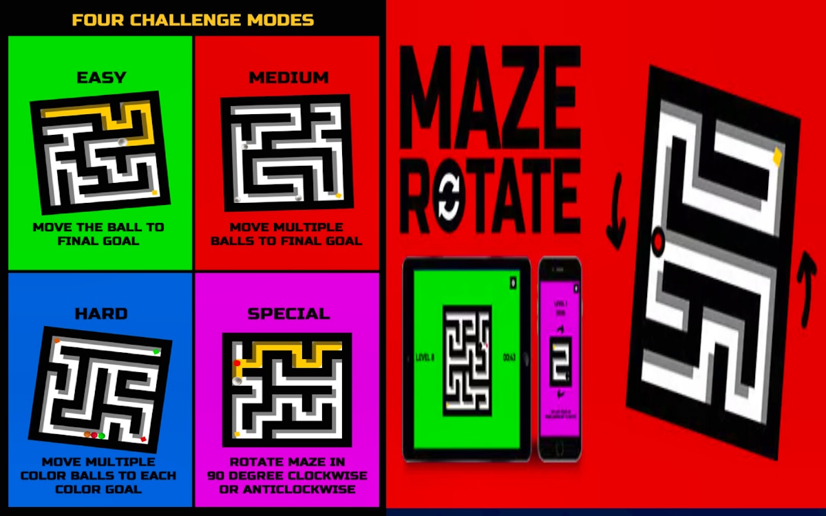 Maze Rotate 🕹️ Play Now on GamePix