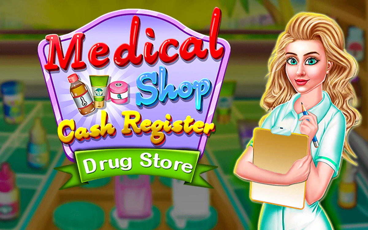 Medical Shop - Cash Register Drug Store 🕹️ Play Now on GamePix
