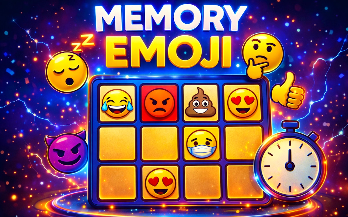 Memory Emoji 🕹️ Play Now on GamePix