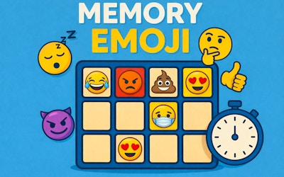 Memory Emoji 🕹️ Play Now on GamePix