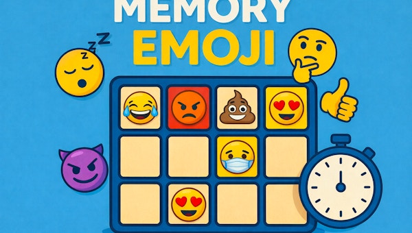 Memory Emoji 🕹️ Play Now on GamePix
