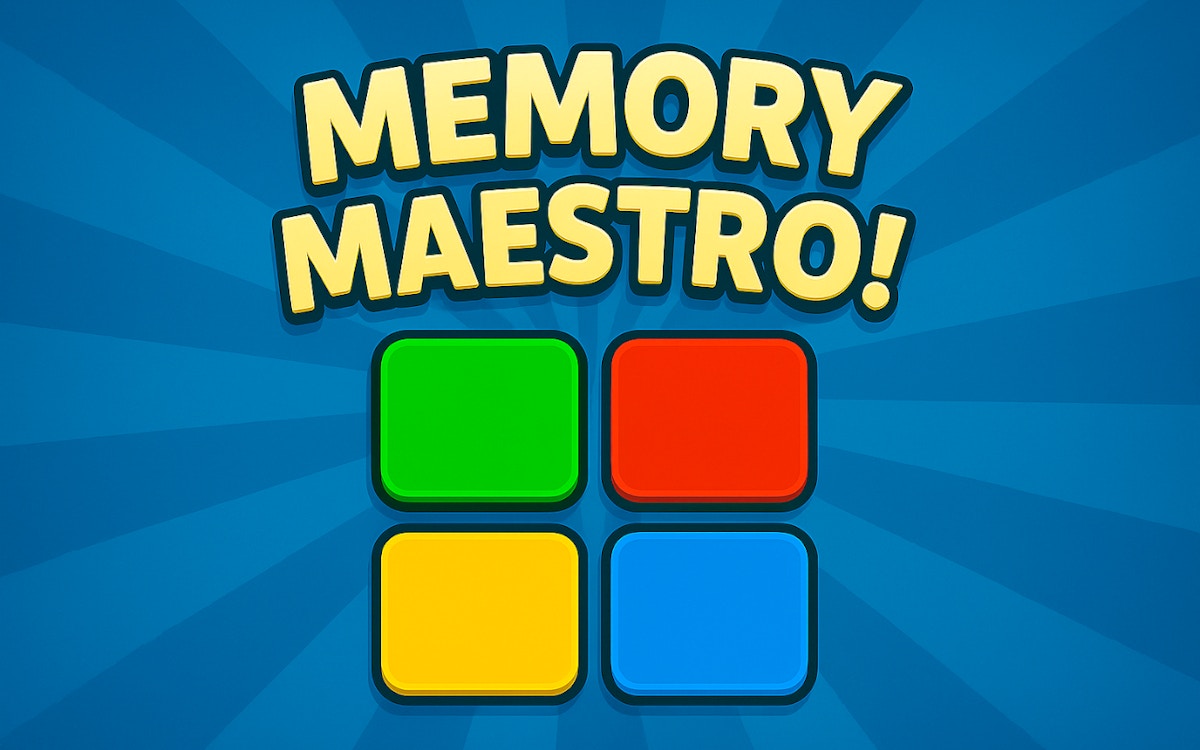 Memory Maestro 🕹️ Play Now on GamePix