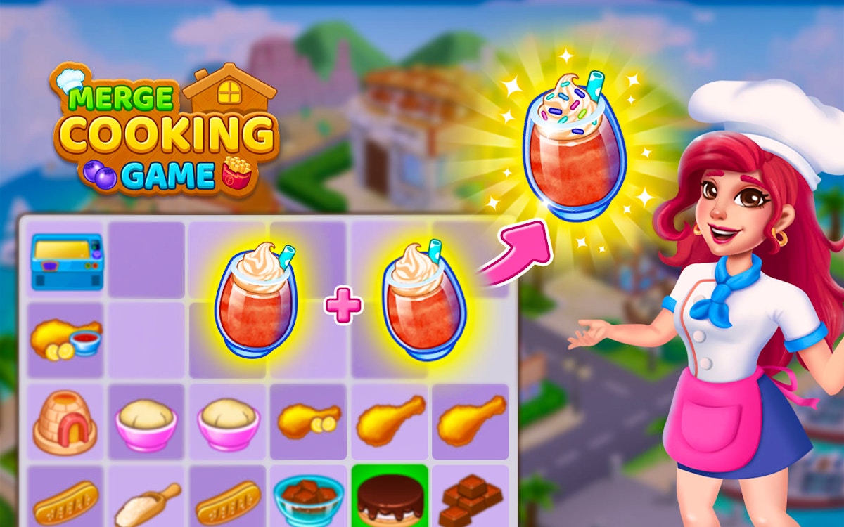 Merge Cooking Game 🕹️ Play Now on GamePix