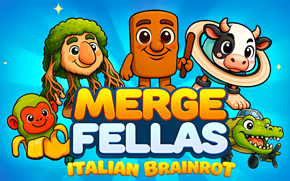 Merge Fellas Italian Brainrot 🕹️ Pelaa nyt GamePixillä