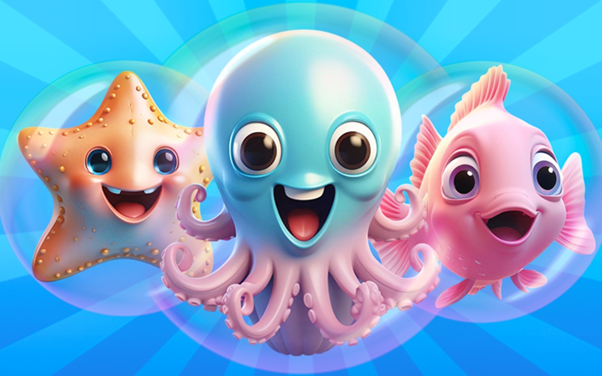 Merge Fish In 2048! 🕹️ Joue Maintenant sur GamePix