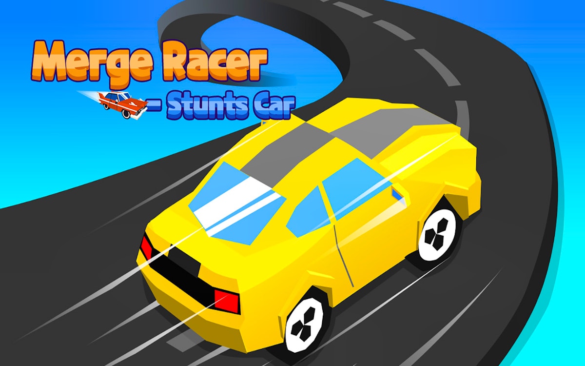 Merge Racer Stunts Car 🕹️ Play Now on GamePix