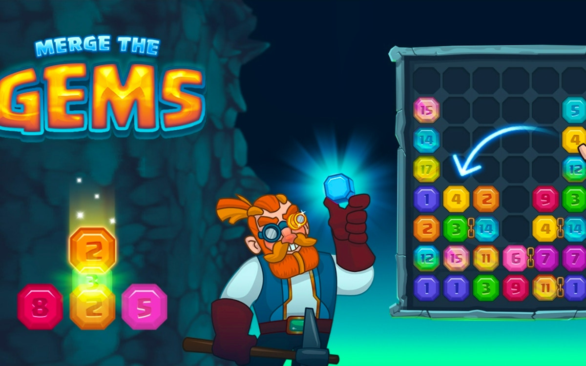 Merge The Gems 🕹️ Play Now on GamePix