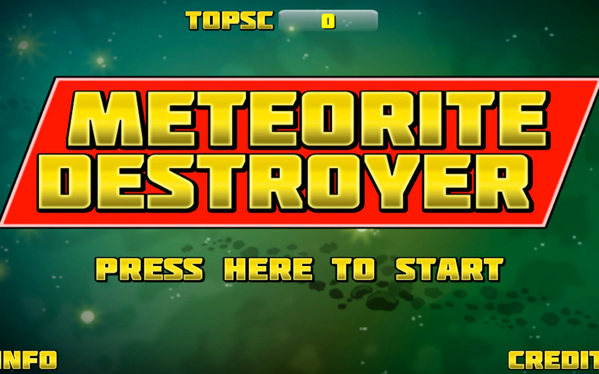 Meteorite Destroyer 🕹️ Joue Maintenant sur GamePix