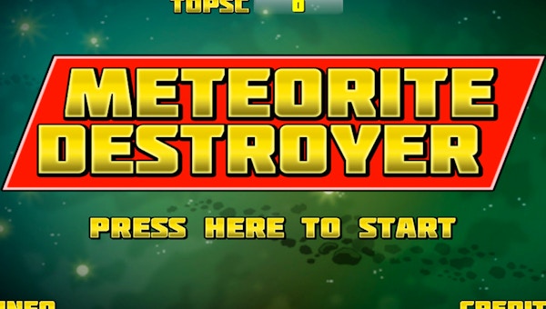 Meteorite Destroyer 🕹️ Play Now on GamePix