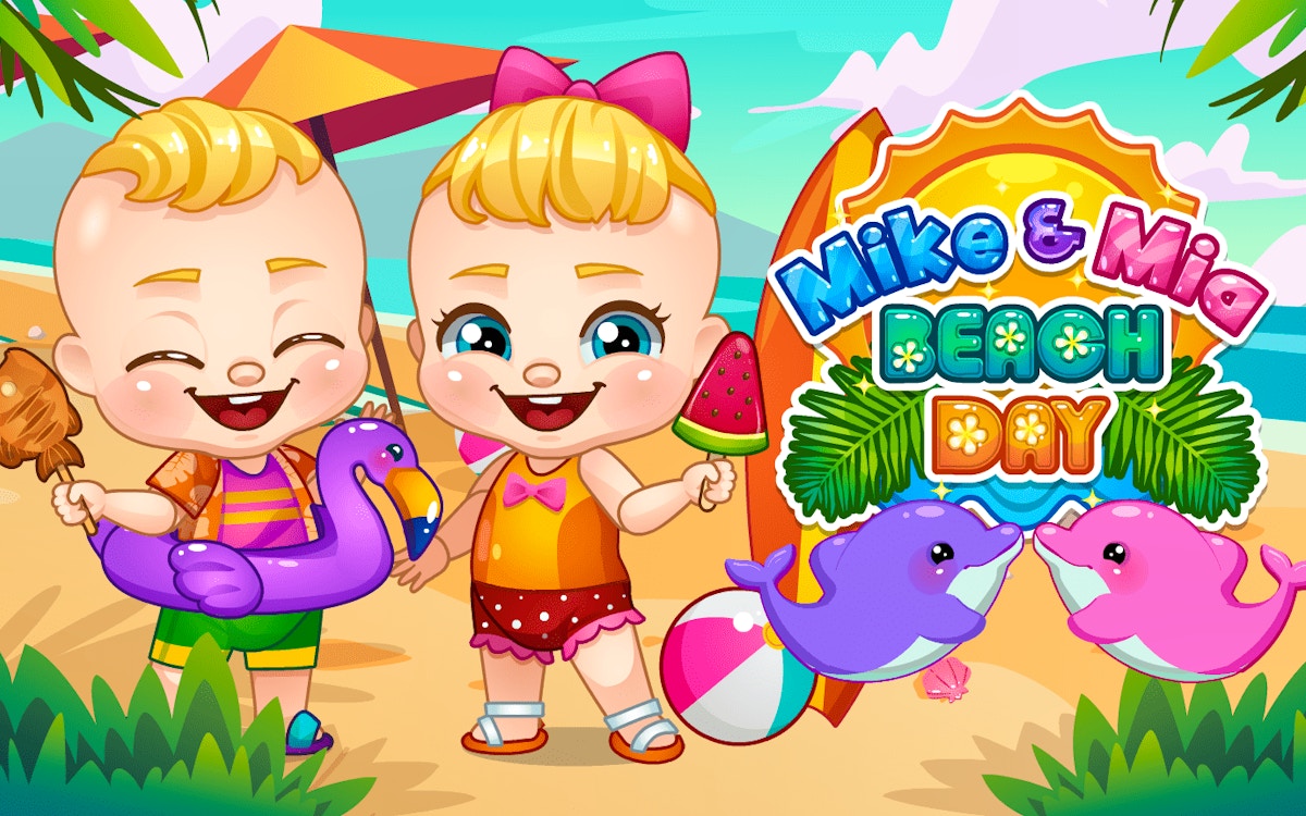 Mike And Mia Beach Day 🕹️ Play Now on GamePix